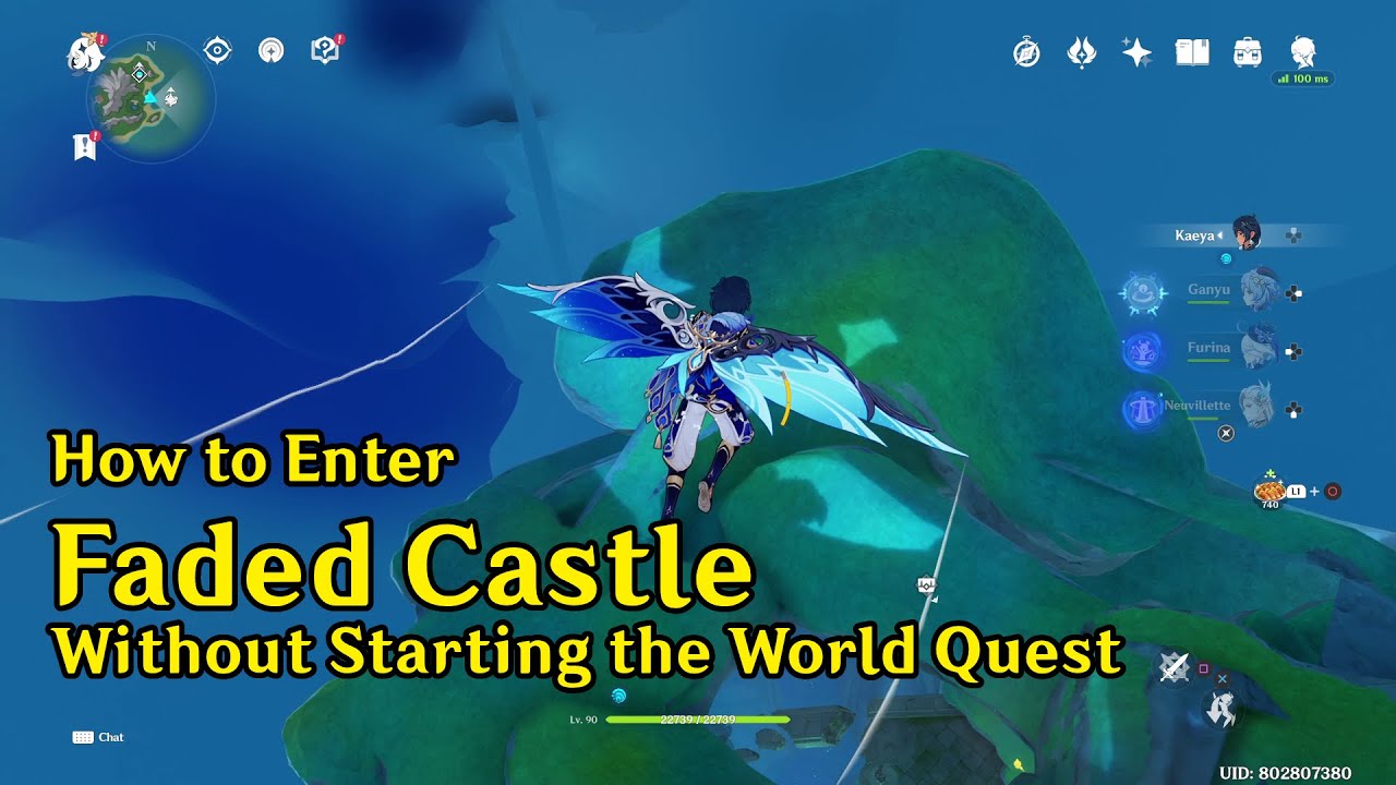 【Genshin Impact】How to enter Faded Castle without the World Quest - YouTube