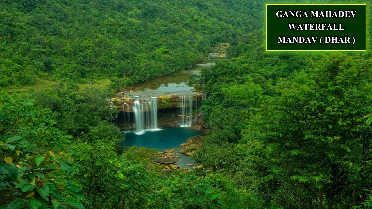 Waterfall in Mandav (Dhar) | tourist places in Mandav | Ganga Mahadev ...