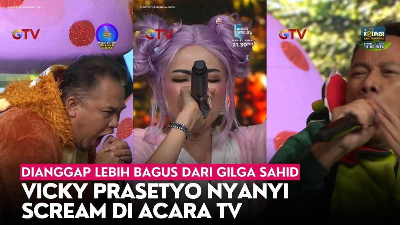Vicky Prasetyo Nyanyi Scream di Acara TV, Dianggap Lebih Bagus dari ...