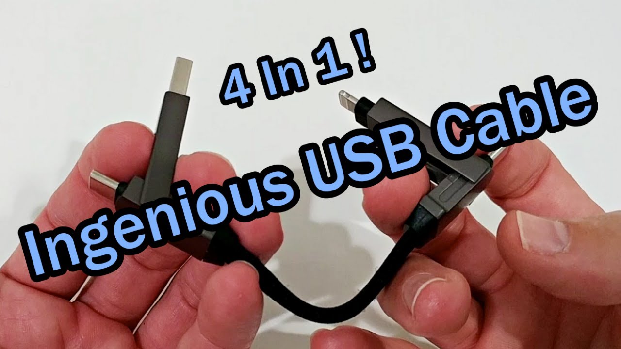 CHAFON M3 USB Cable 60W, 4 in 1 Multi Charging Cable Magnetic Keychain ...
