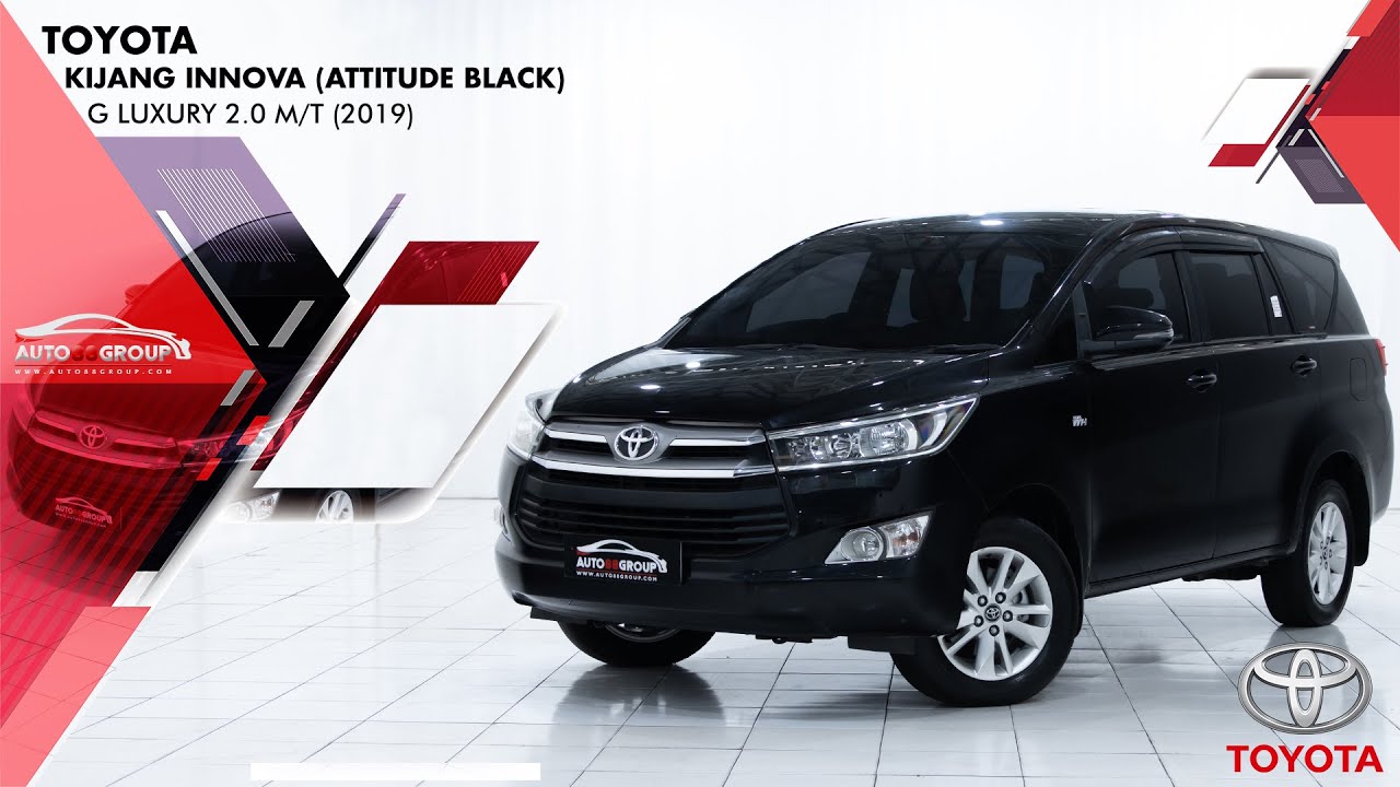 TOYOTA KIJANG INNOVA (BLACK) TYPE G LUXURY 2.0 M/T (2019) - YouTube