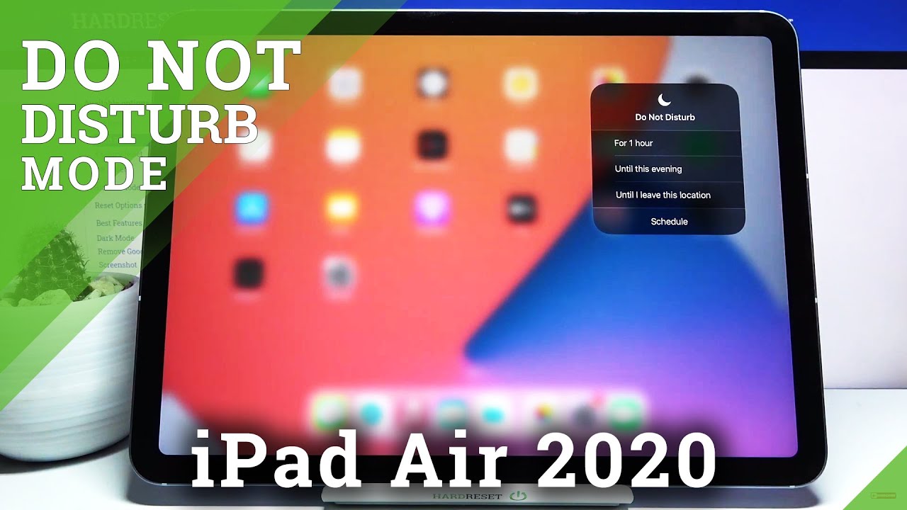 How to Enable DND Mode on iPad Air 2020 – Mute Sounds & Vibrations ...