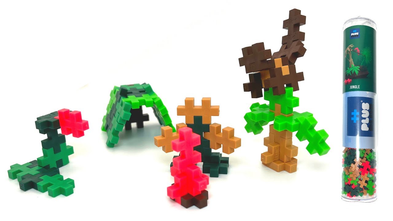 Plus-Plus Jungle Mix Ideas & Instructions - Part 1 - YouTube