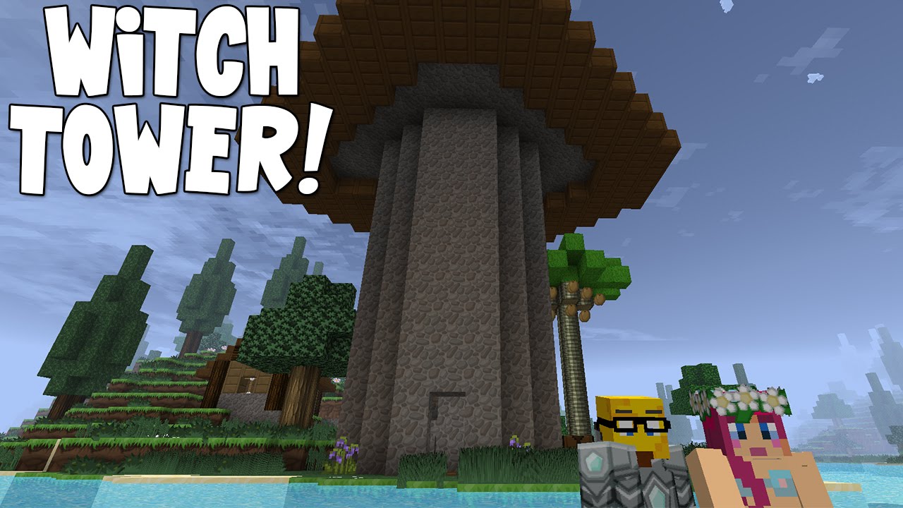Minecraft - Attack Of The B Team - Witch Tower! [41] - YouTube