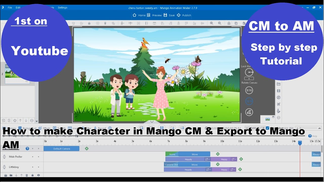 #How to Make Character in Mango CM & Export to Mango AM : Step by Step ...