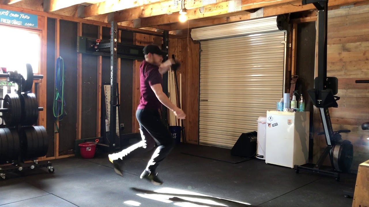 Dumbbell Single Arm Split Snatch - YouTube