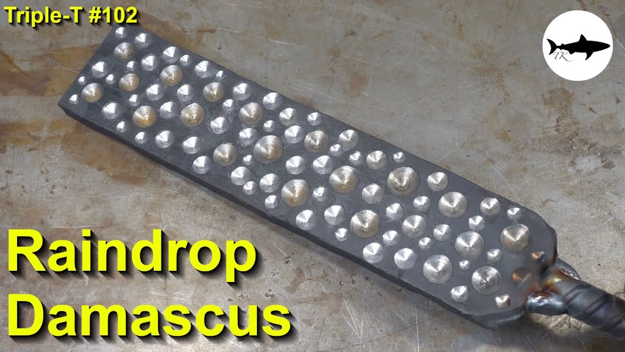 Triple-T #102 - Damascus patterns - Raindrop - YouTube