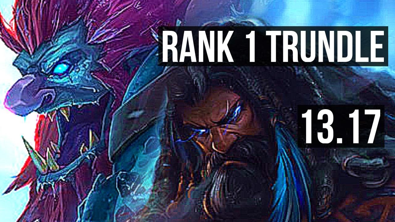 TRUNDLE vs UDYR (TOP) | Rank 1 Trundle, 1.3M mastery | JP Grandmaster ...
