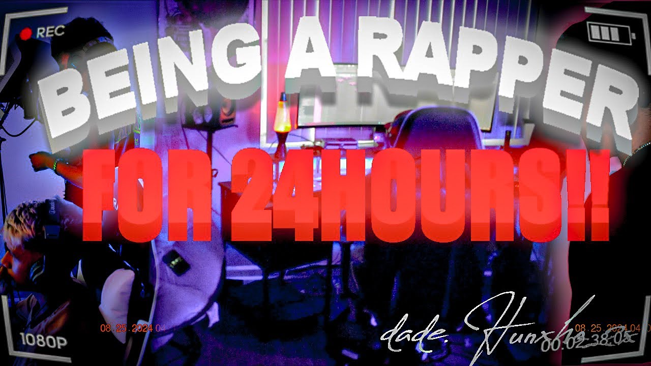24 Hours Being A Rapper..... - YouTube
