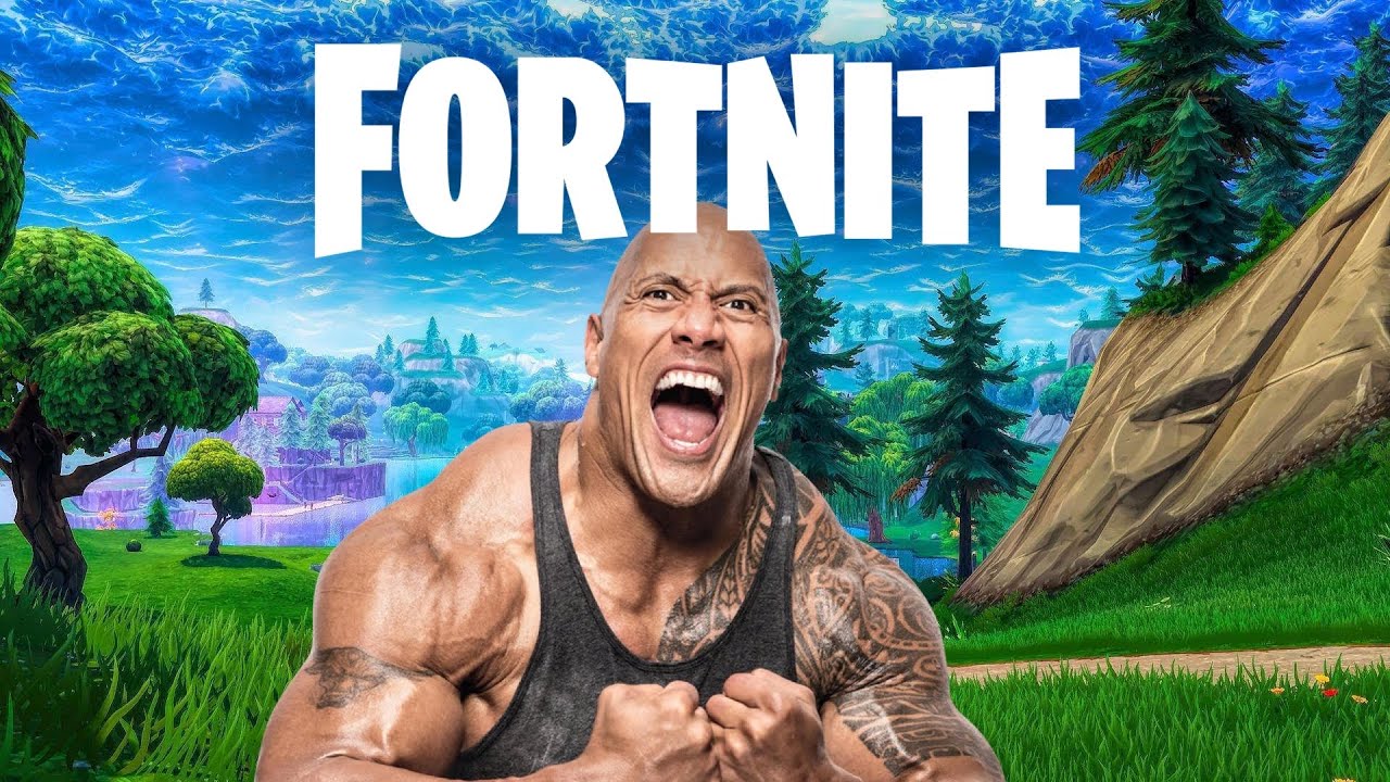The rock fortnite skin meme (The Rock fortnite) (The Rock in fortnite ...