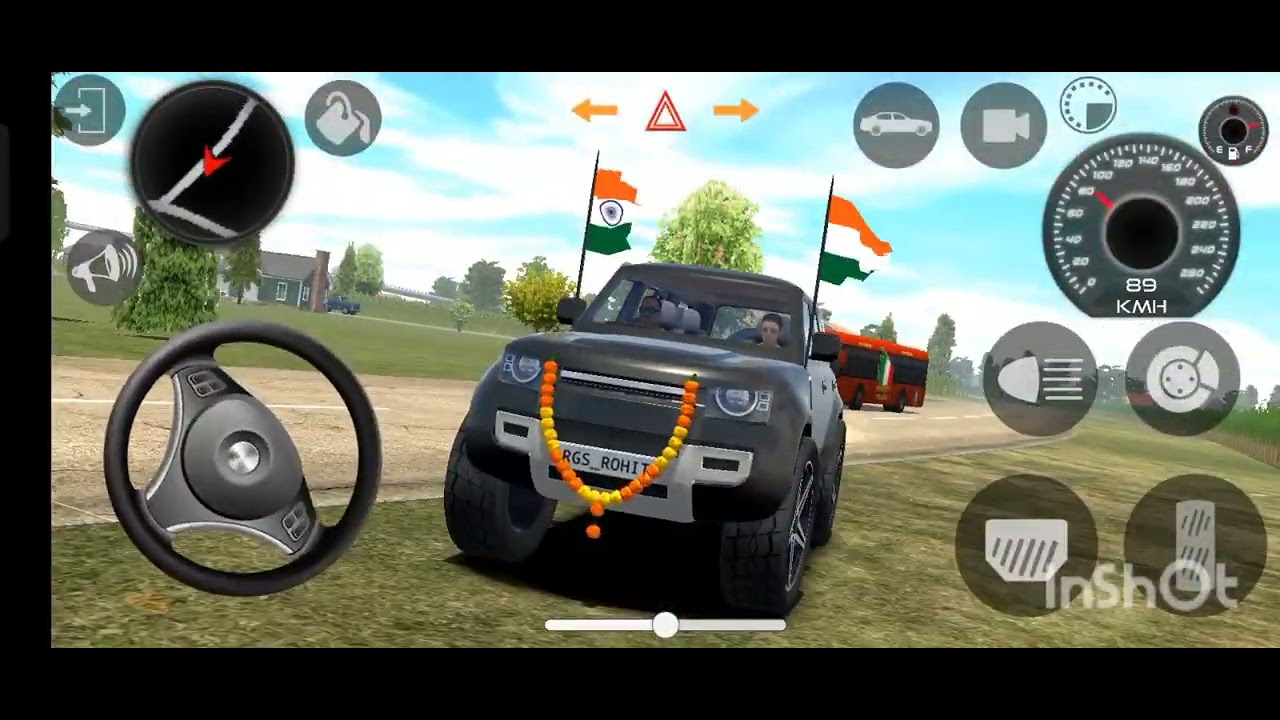 Modified defender car game (indian car simulator 3d 😈) - YouTube