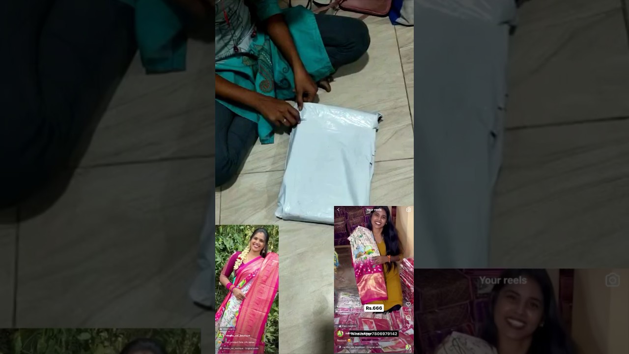 Our happy customer review nanthu Sai Boutique - YouTube