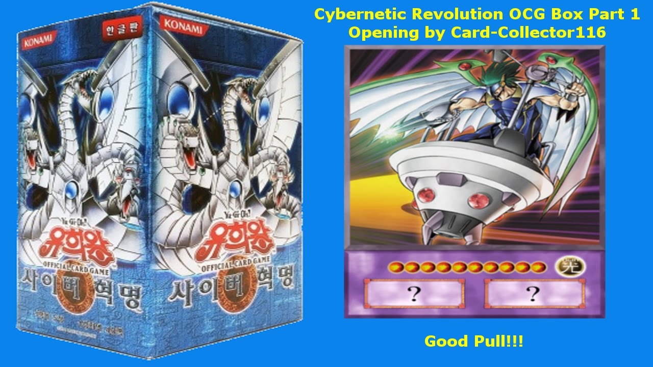 Yugioh Cybernetic Revolution (OCG Korea) Booster Box Opening Teil 1 ...