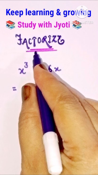 💯factorise Easy Steps Factorisation Algebra Maths Shortsfeed Ytshorts Youtube