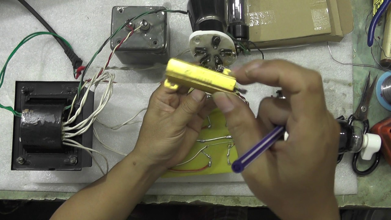 Hướng dẫn DIY Ampli đèn FD422 kiểu SE (P2 diy biến áp nguồn) - YouTube