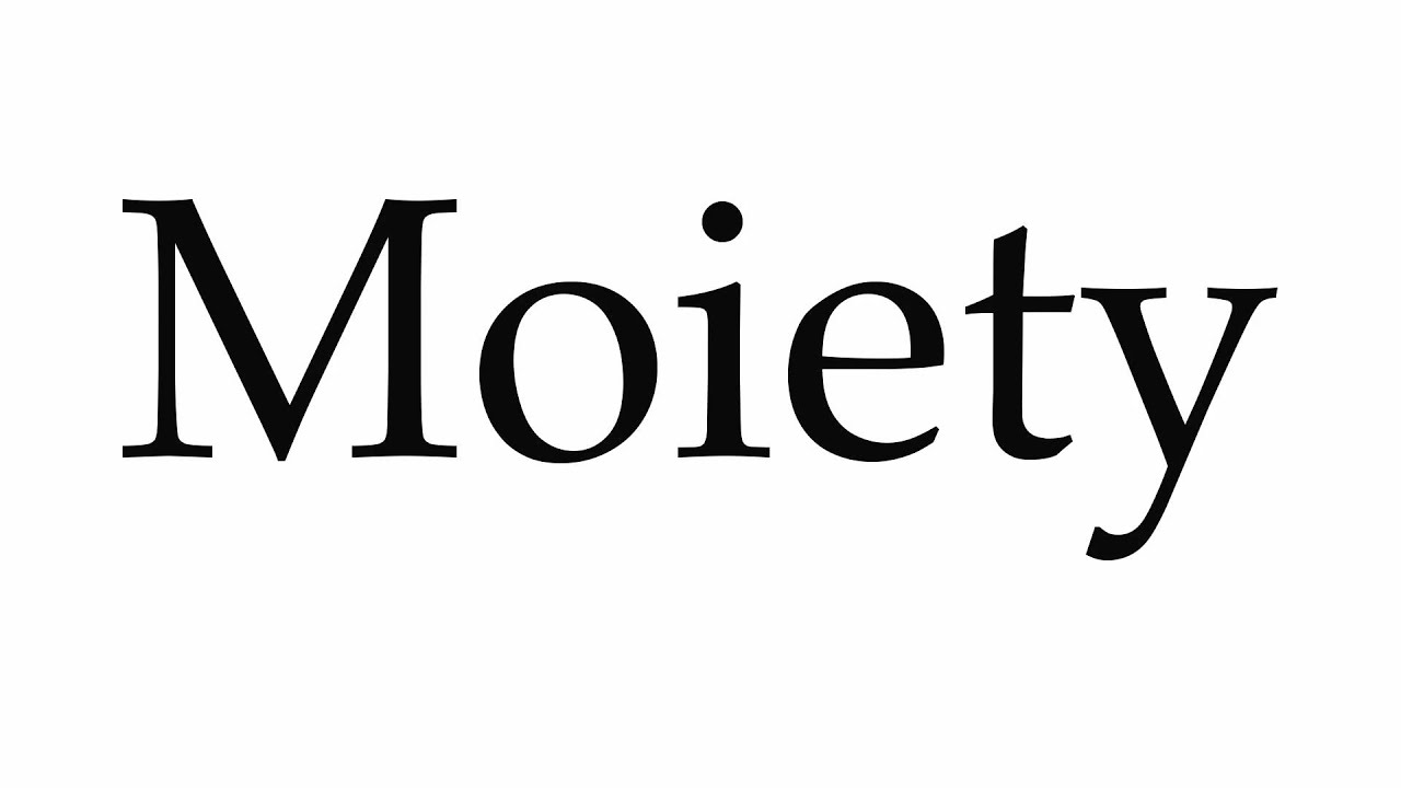 How to Pronounce Moiety - YouTube