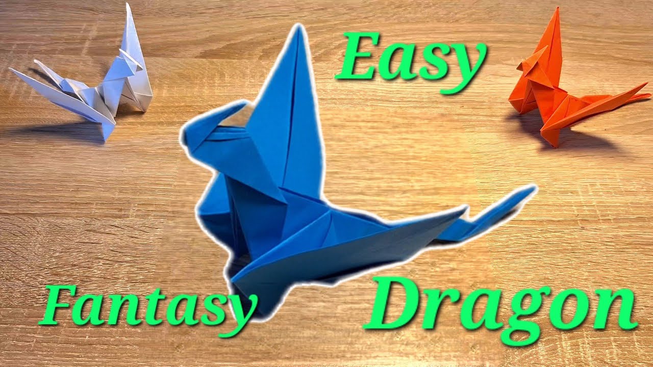 Epic Dragon Origami: The Birth of My First Creation - YouTube