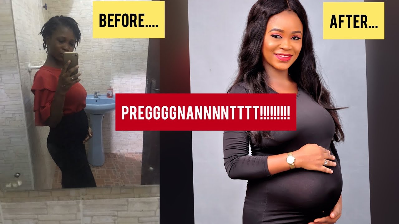 PREGGNANNTT!! 9 MONTHS EPIC PREGNANCY TRANSFORMATION & GENDER REVEAL ...
