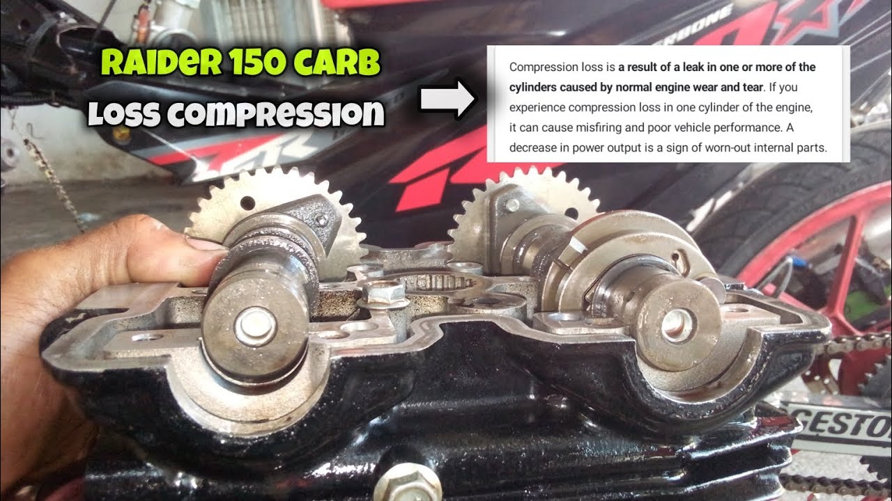 RAIDER 150 LOSS COMPRESSION ANO ANG DAHILAN ??? PAANO AYUSIN ...