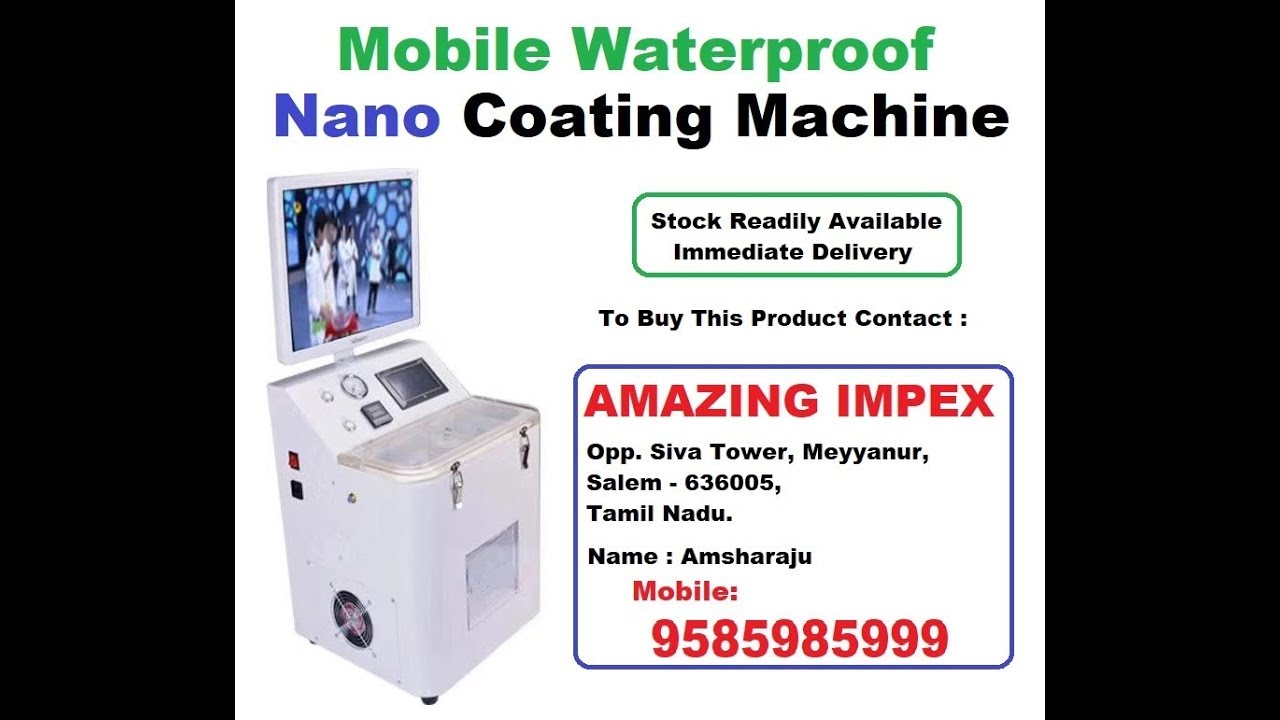 Advanced Waterproof Nano Coating Machine for Mobile - Buy this Product ...