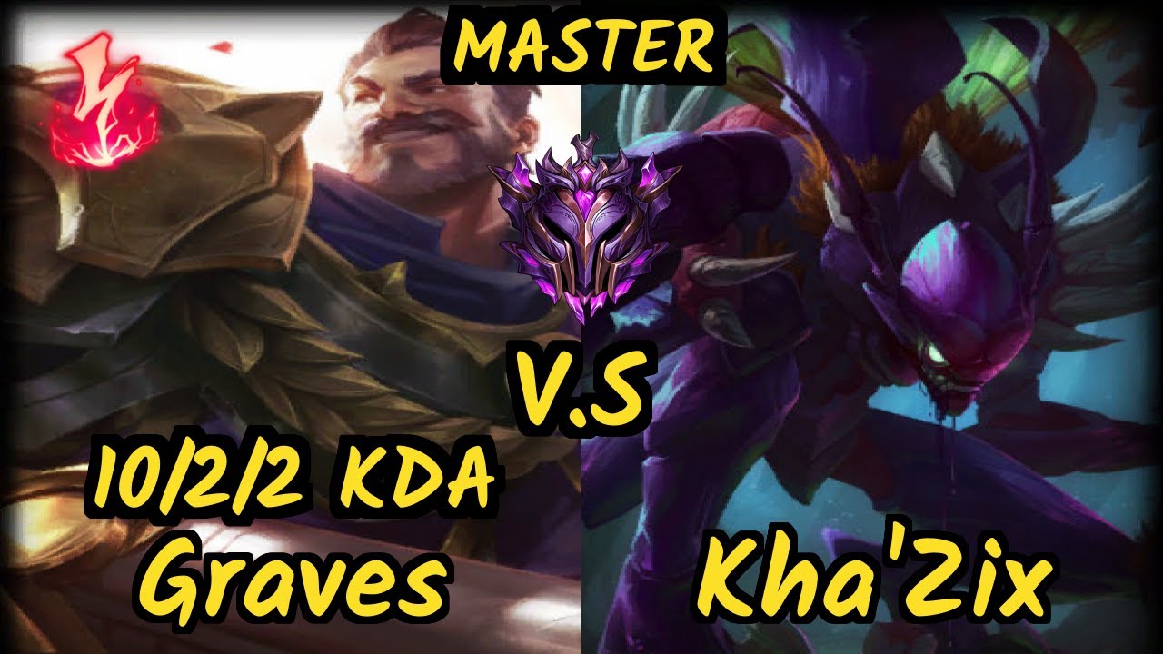 Jurassiq (GRAVES) vs KHA'ZIX - 10/2/2 KDA JUNGLE GAMEPLAY - NA Ranked ...