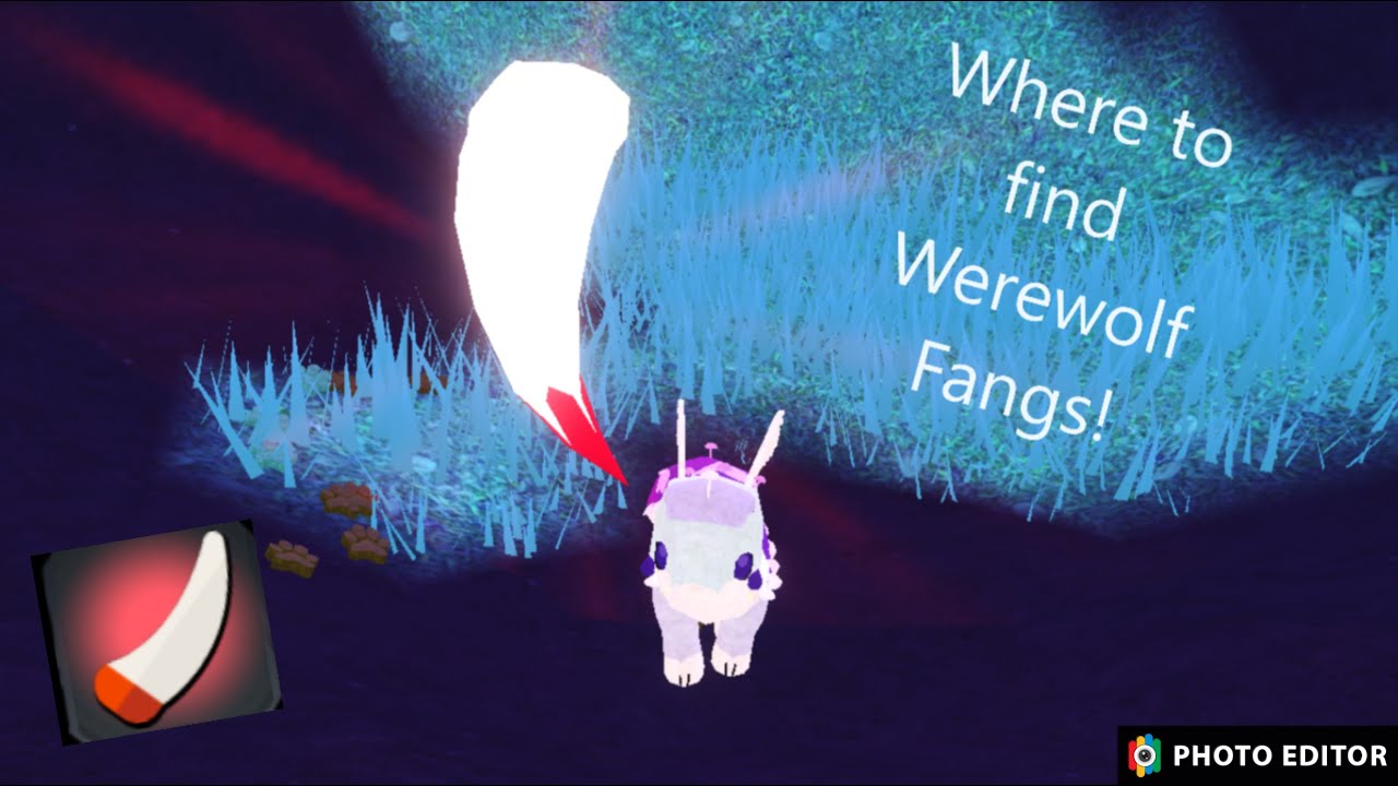 Where to Find Werewolf Fangs! / Creatures of Sonaria - YouTube