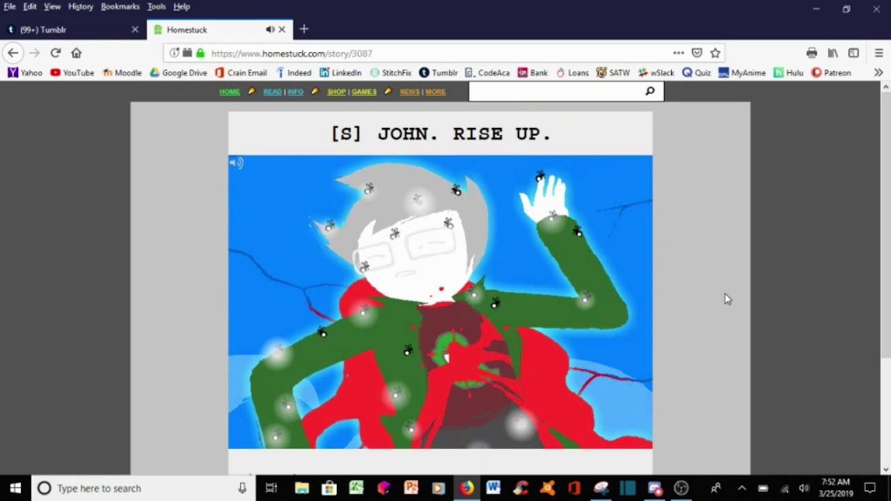 Homestuck John Rise Up - YouTube