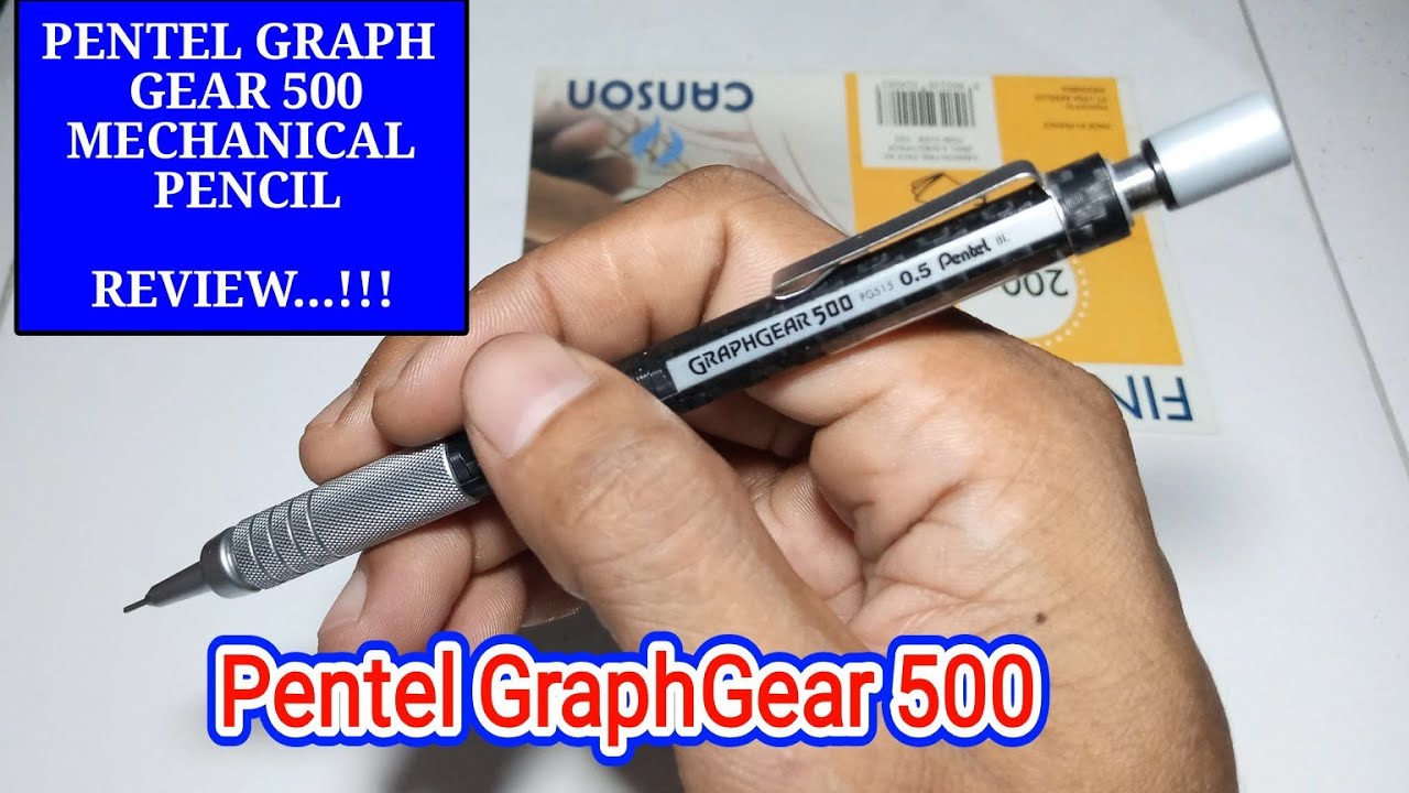 Pentel Graph Gear 500 Mechanical Pencil | Review - YouTube