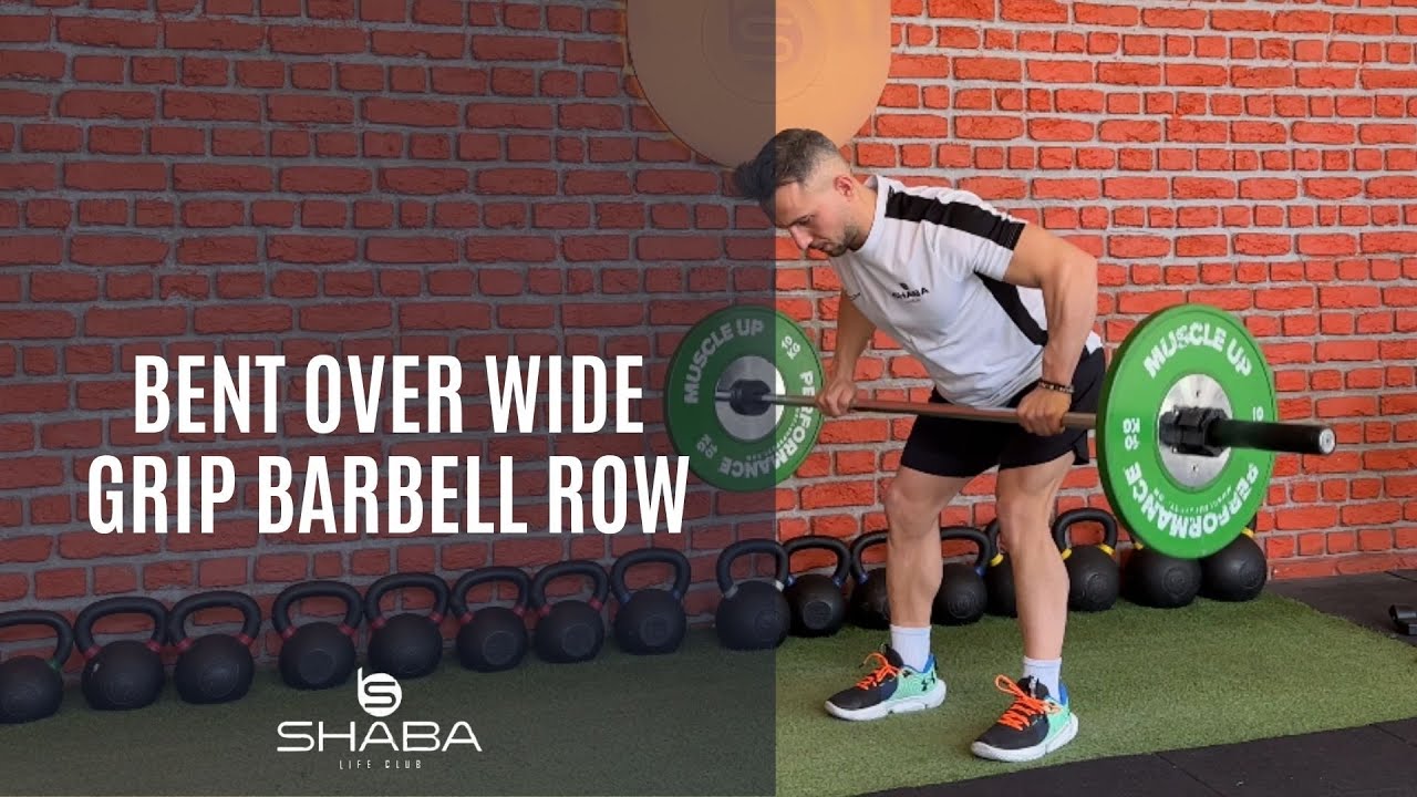 BENT OVER WIDE GRIP BARBELL ROW EGZERSİZİ NASIL YAPILIR ? - YouTube