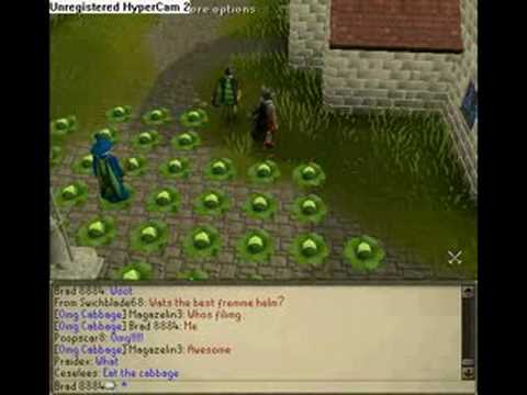 Runescape Falador cabbage ownage - YouTube
