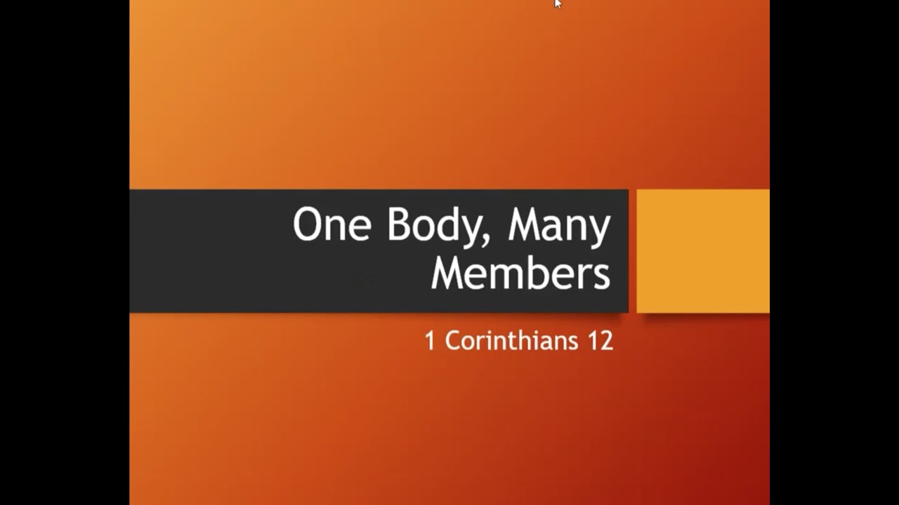 One Body, Many Members - YouTube
