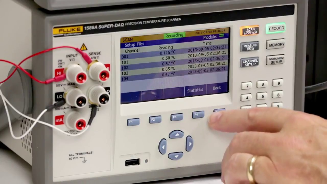 FLUKE 1586A - YouTube