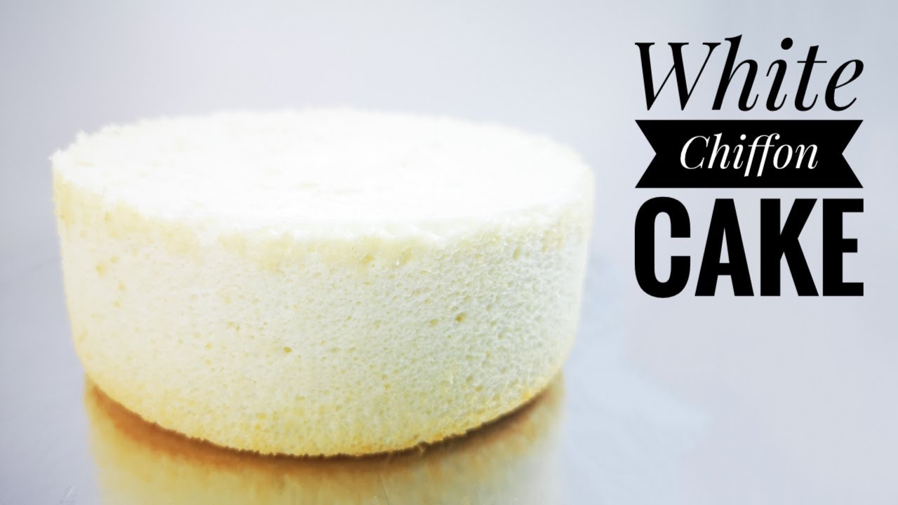 White Chiffon Cake | White Cake | Angel Food Cake | Wedding Cake Base ...