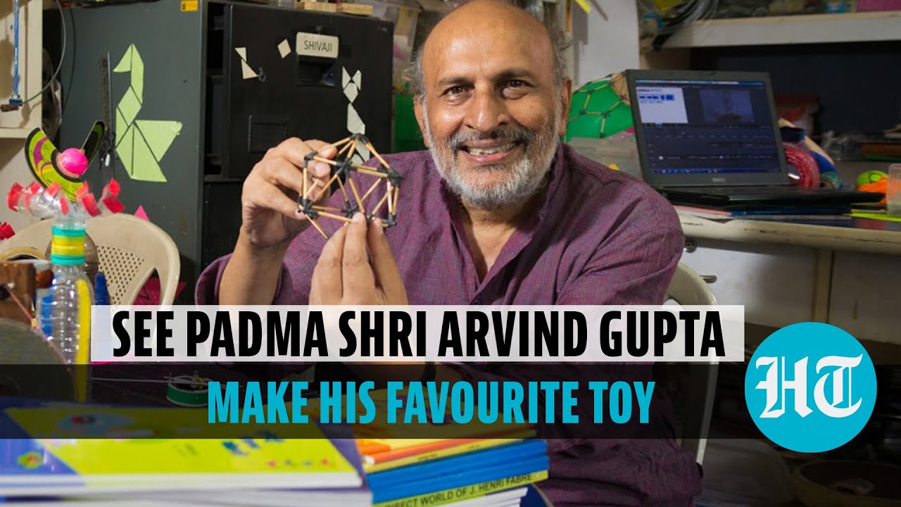 See Padma Shri Arvind Gupta make his favourite toy - YouTube