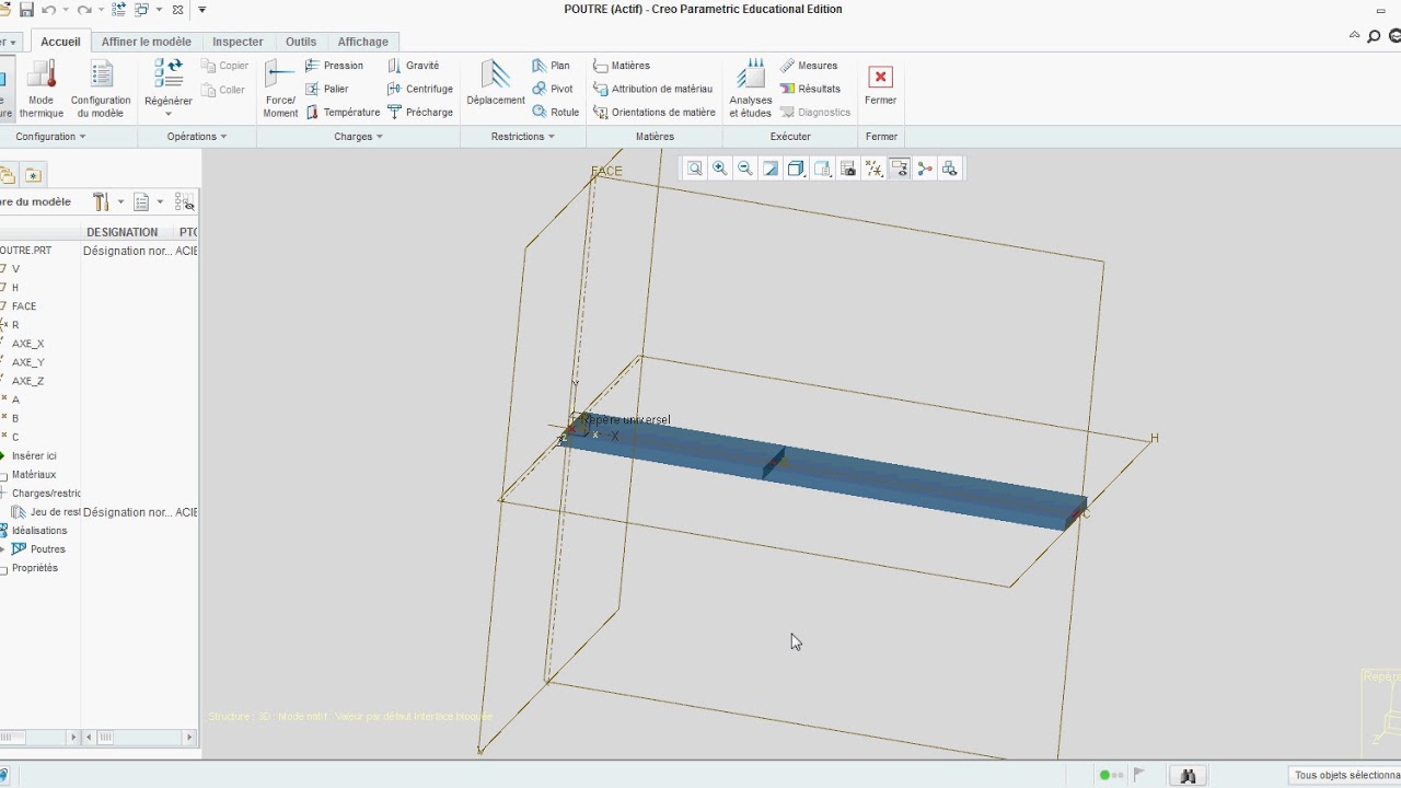 Modèles poutres en RDM - YouTube