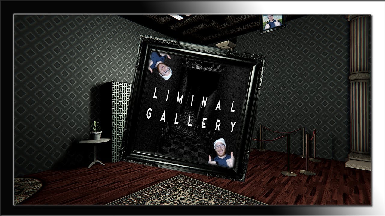 I AM the painting! Liminal gallery - YouTube