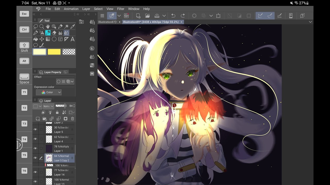 Frieren Comfy Speedpainting | Less zooming in/out (Clip studio paint ...