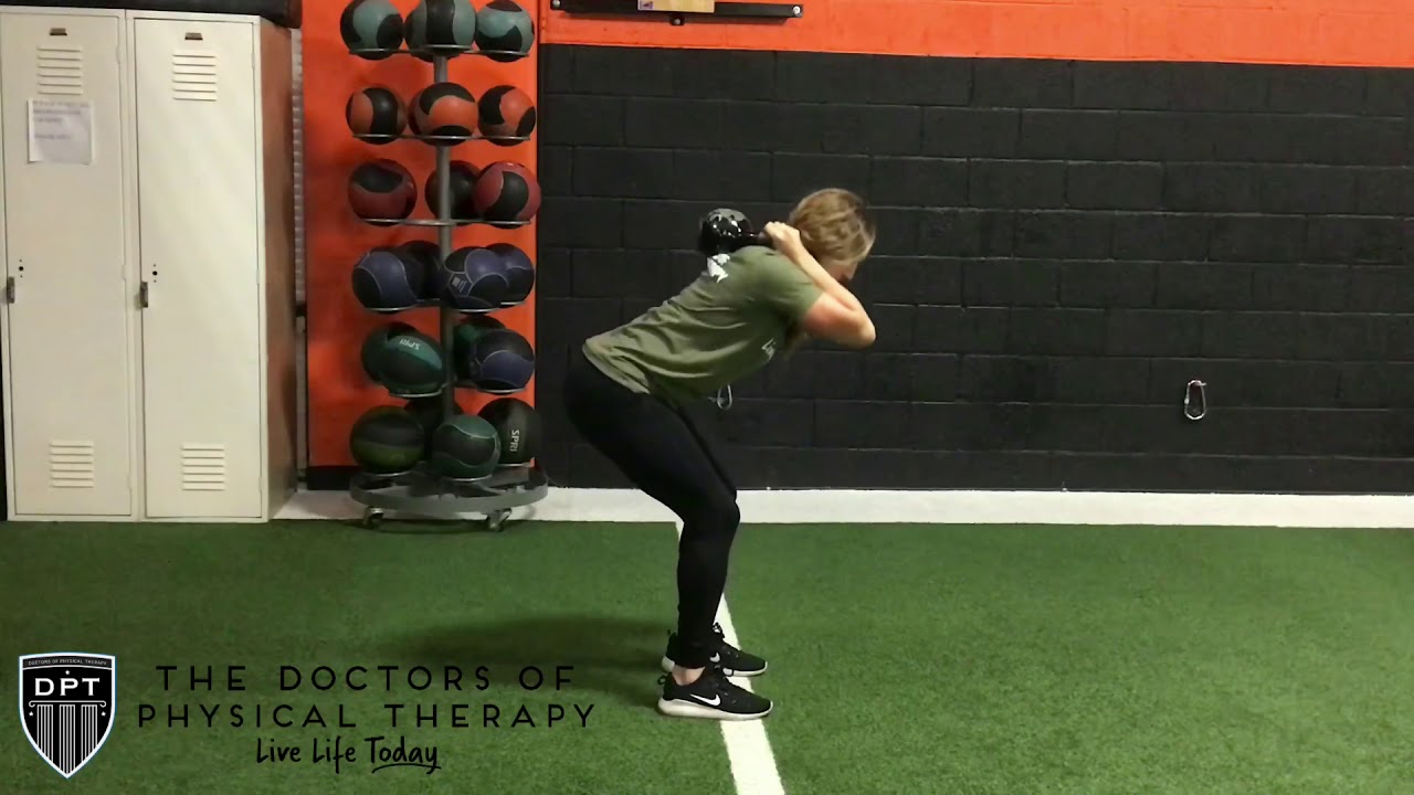 Strengthen Your Posterior Chain: Kettlebell Good Mornings - YouTube