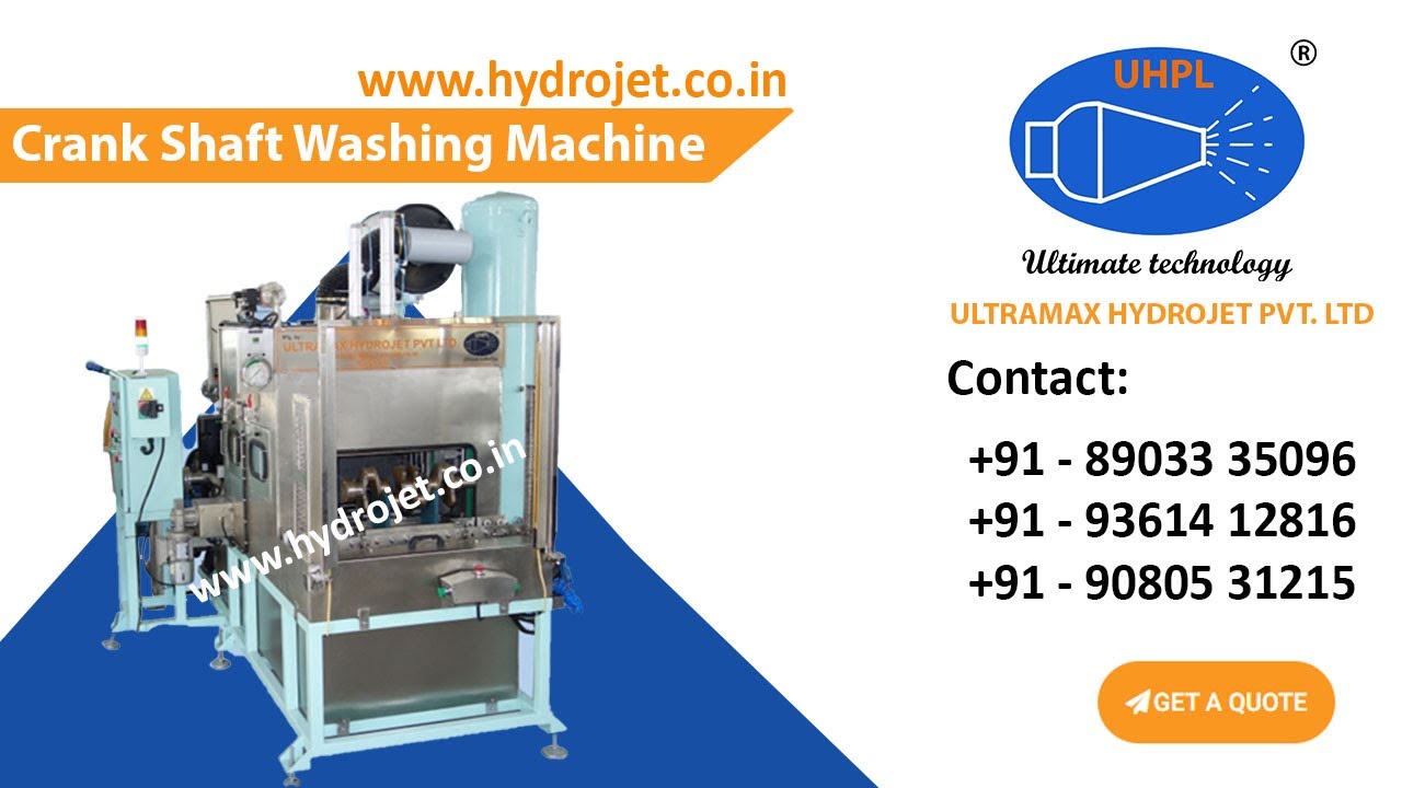 Crank Shaft Washing Machine - Contact: +91- 89033 35096 , 93614 12816 ...