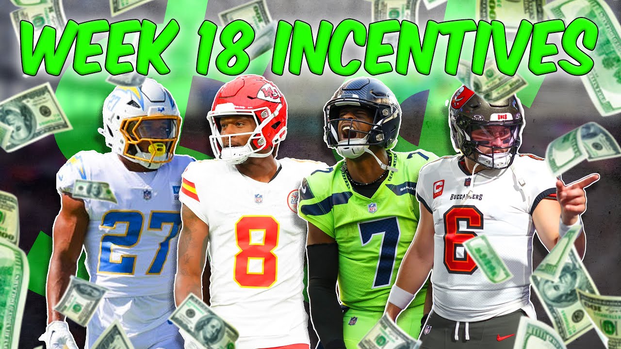 ALL Week 18 NFL Contract Incentives & Player Bonuses - YouTube