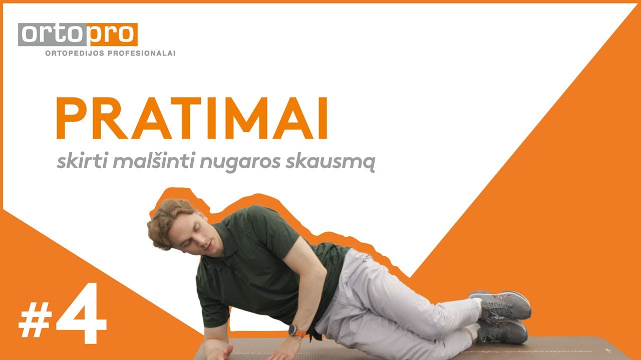 Pratimai skirti malšinti nugaros skausmą - YouTube