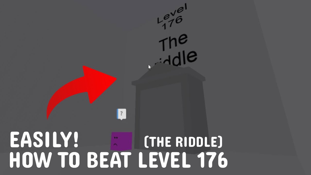 How To BEAT LEVEL 176 (THE RIDDLE) EASILY in Try To Die DCO - YouTube
