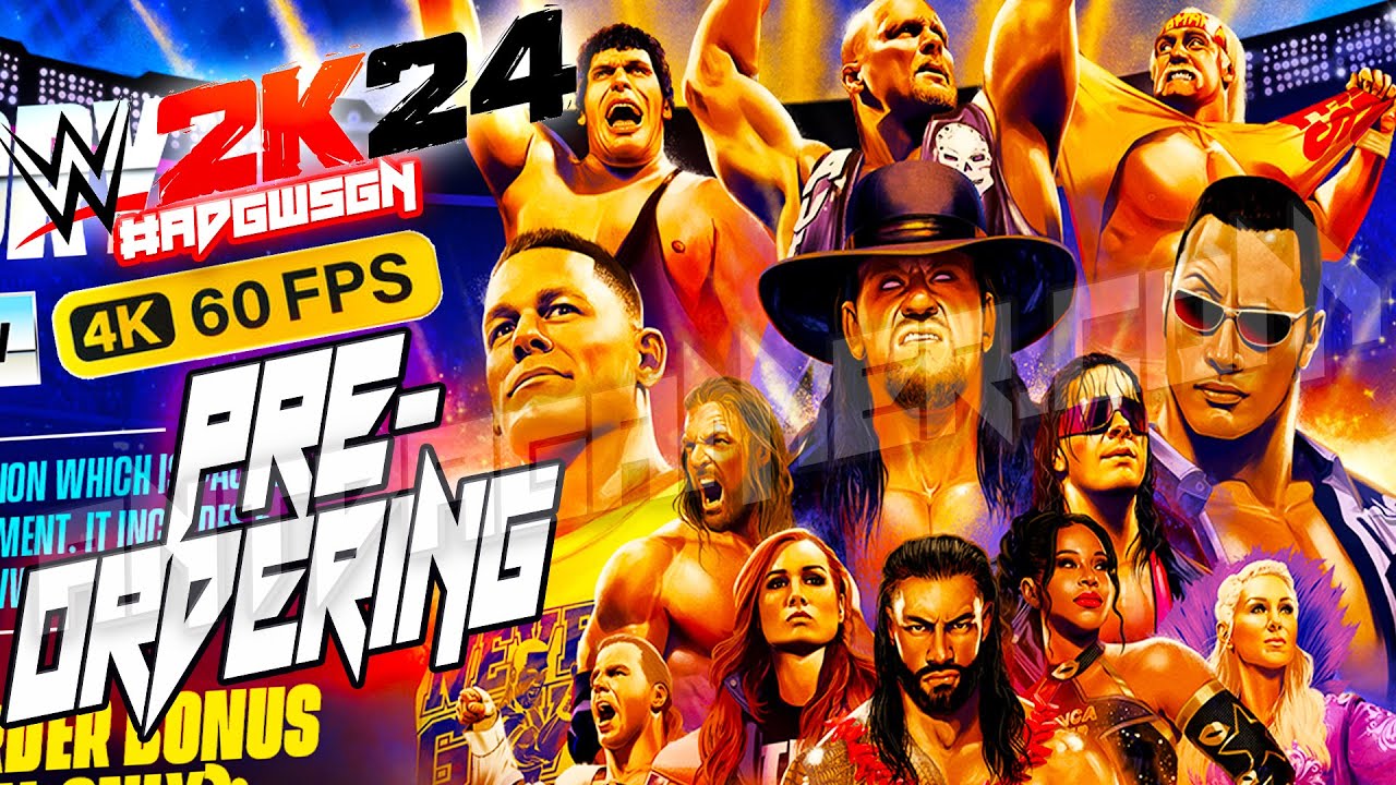 PRE-ORDERING WWE 2K24*4K* 40 YEARS OF WRESTLEMANIA EDITION PS4! A HOW ...
