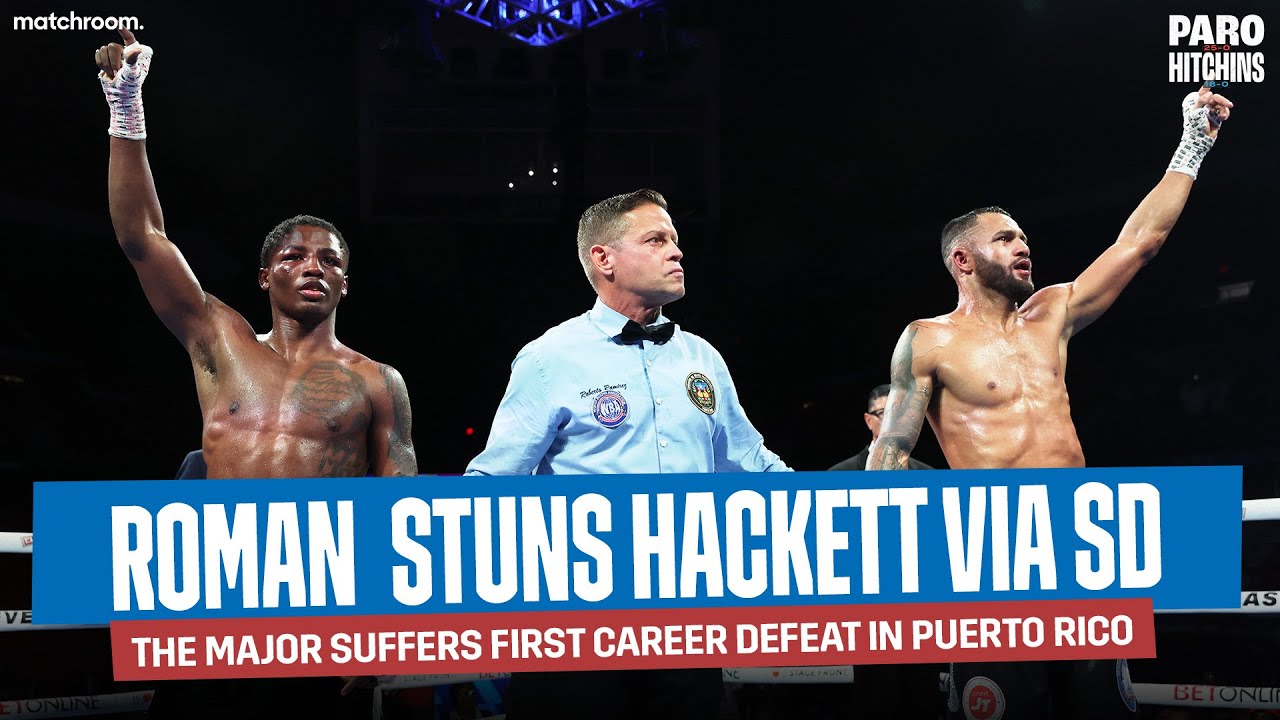 Jalil Hackett vs Jose Roman (Paro Vs Hitchins Undercard) - YouTube