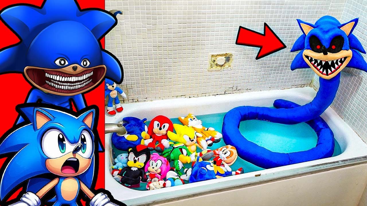 Sonic y Shin Sonic Reaccionan al MONSTRUO SONIC.EXE MÁS TERRORÍFICO ...
