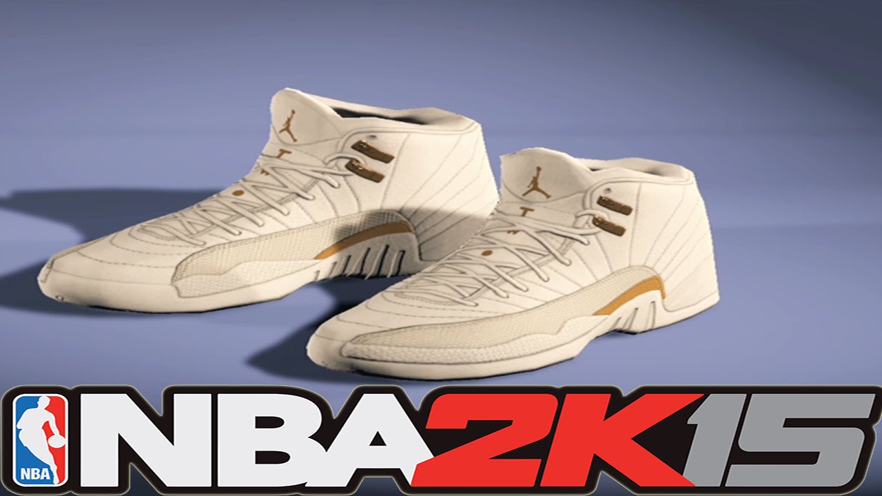 #NBA2K15 Next Gen Shoes - Air Jordan 12 OVO White - YouTube