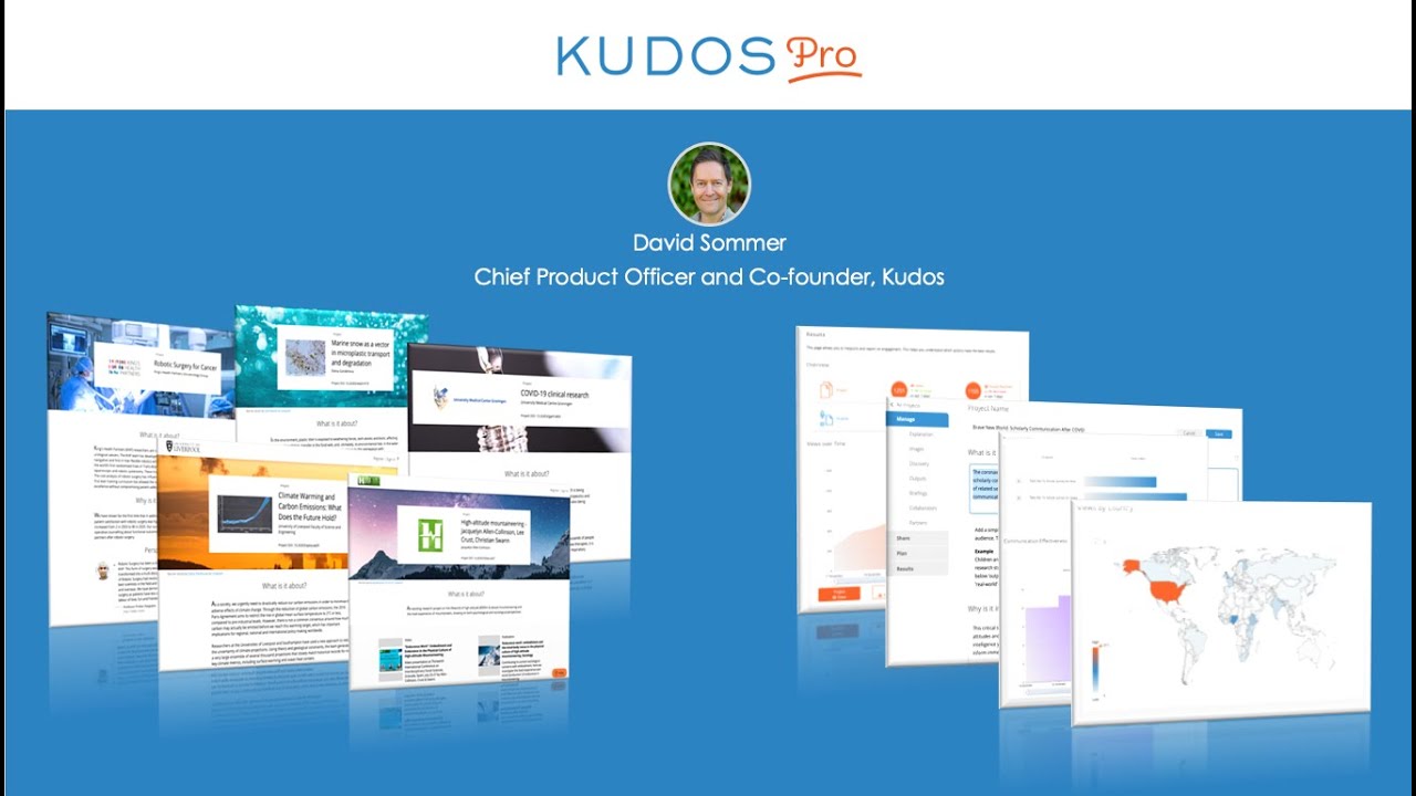 Kudos Pro Demo: showcase your research, reach broader audiences ...