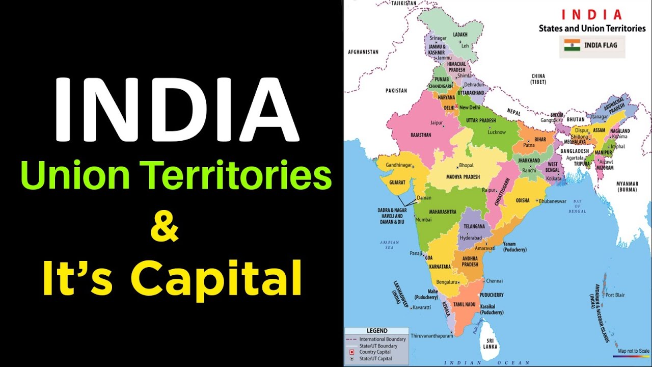 Understand ALL 🇮🇳 Union Territories & Capitals 2025 with Animation # ...