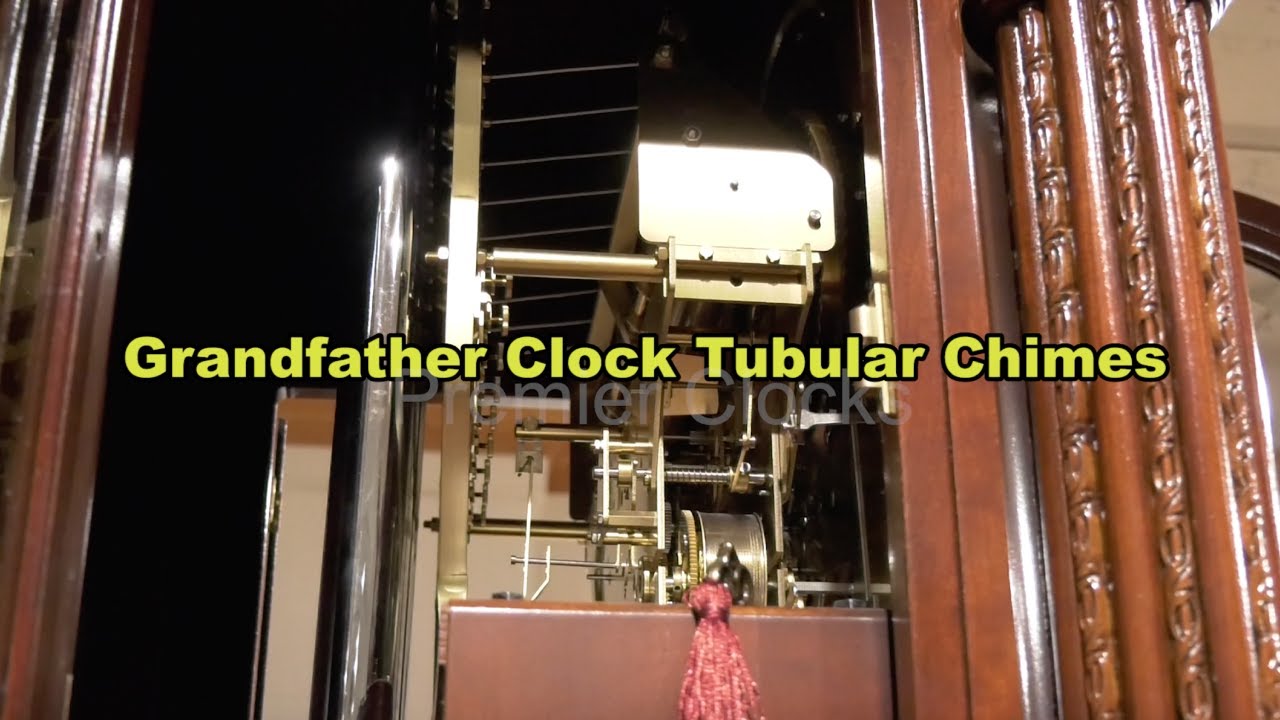 Grandfather Clock Tubular Chimes at Premier Clocks - YouTube
