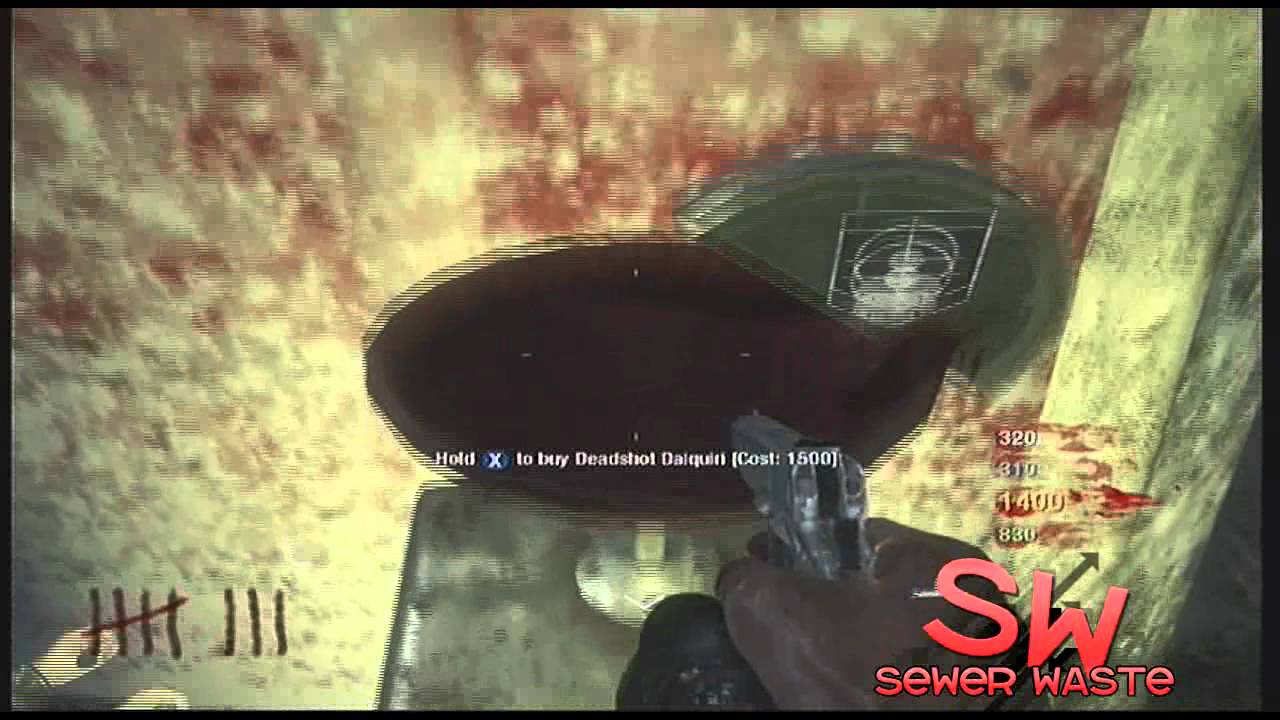 Call of the Dead: On top of Deadshot Daquiri Glitch - Perk Machine ...